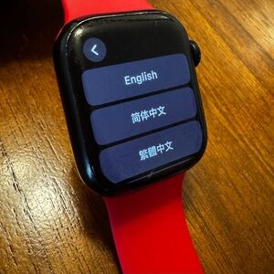 Apple | Wearables | Apple Watch Series 7 With Red Band | Poshmark